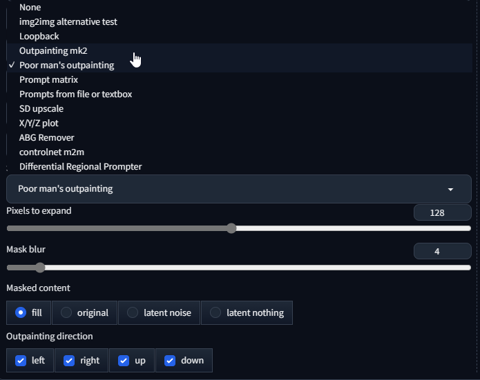 見切れた部分の画像を生成する - Poor Man's Outpainting, Outpainting mk2 による画像の生成 - Stable Diffusion Tips | iPentec