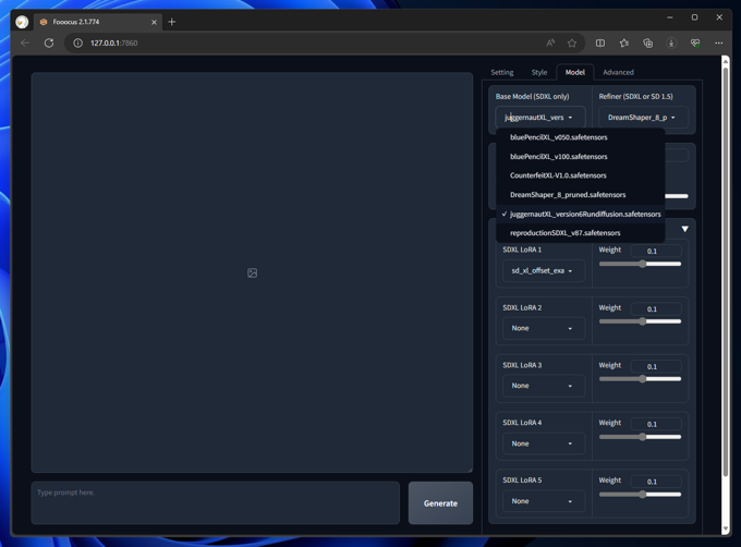 Fooocus でモデル(Checkpoint) をインストールして切り替える - Stable Diffusion Tips | iPentec