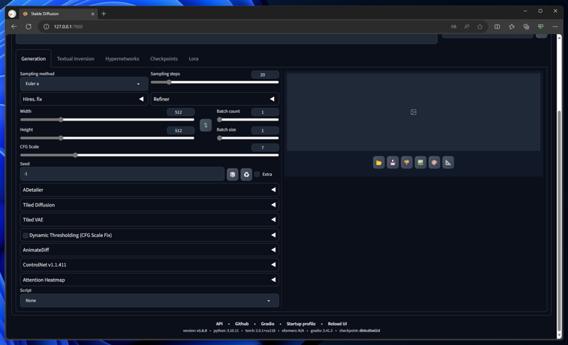 AnimateDiff のインストール - Stable Diffusion Tips | iPentec