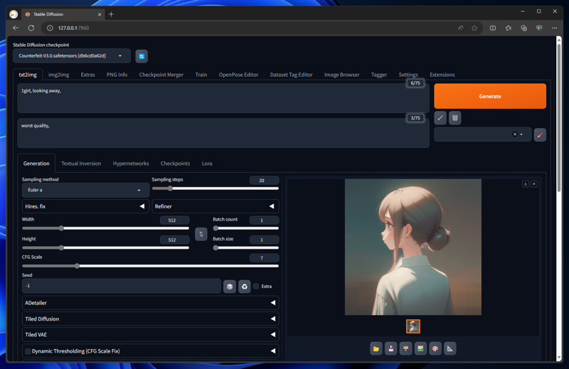 AnimateDiff のインストール - Stable Diffusion Tips | iPentec