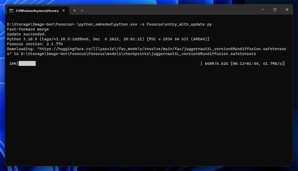 Fooocus のインストール - Stable Diffusion Tips | iPentec
