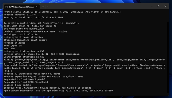 Fooocus のインストール - Stable Diffusion Tips | iPentec