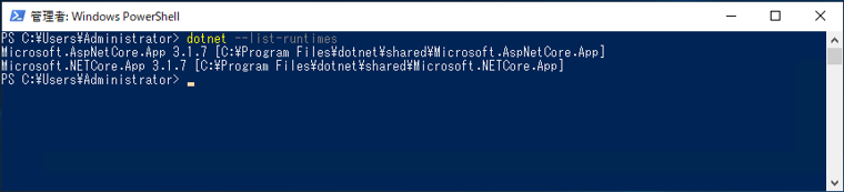 Net Core Windows Server Hosting のバージョンアップをする Windows Server Tips
